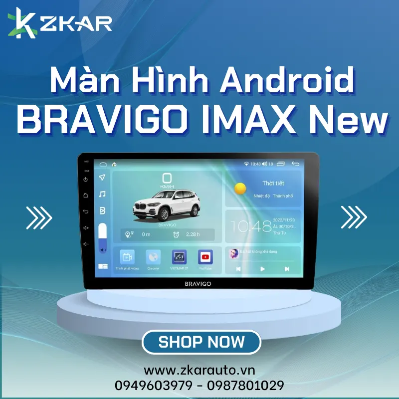 Lắp Đặt 】 Màn Hình Android Bravigo IMAX New | Bảng Giá Mới