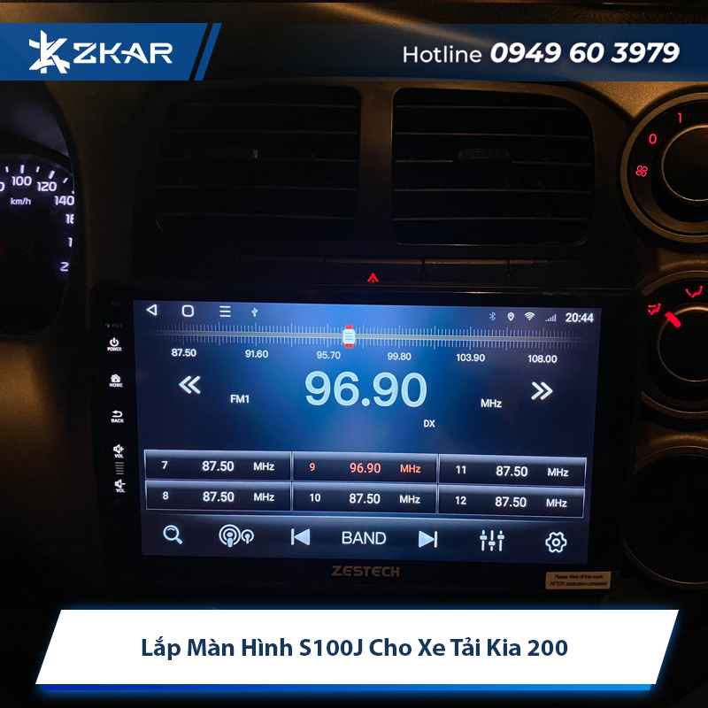 【1️⃣】Lắp Màn Hình S100J Cho Xe Tải Kia 200 - Giá 6tr900