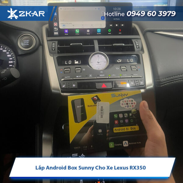 【1️⃣】Lắp Android Box Sunny Cho Xe Lexus RX350 - Giá 8tr200